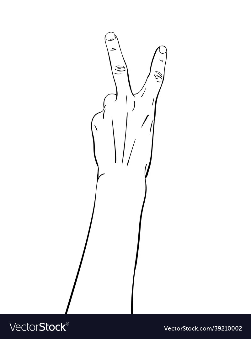 Hand Royalty Free Vector Image - VectorStock