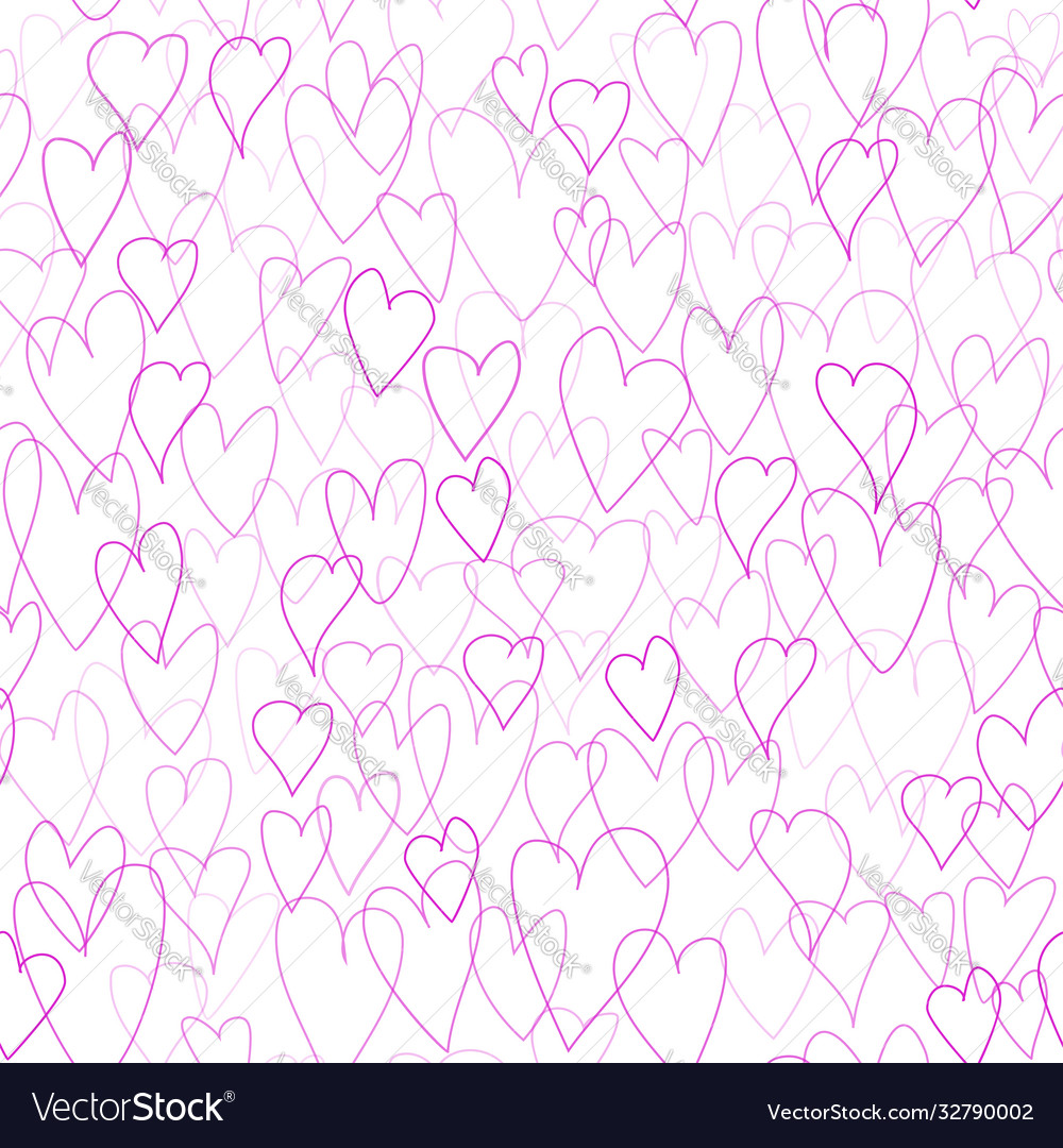 Pattern hearts Royalty Free Vector Image - VectorStock