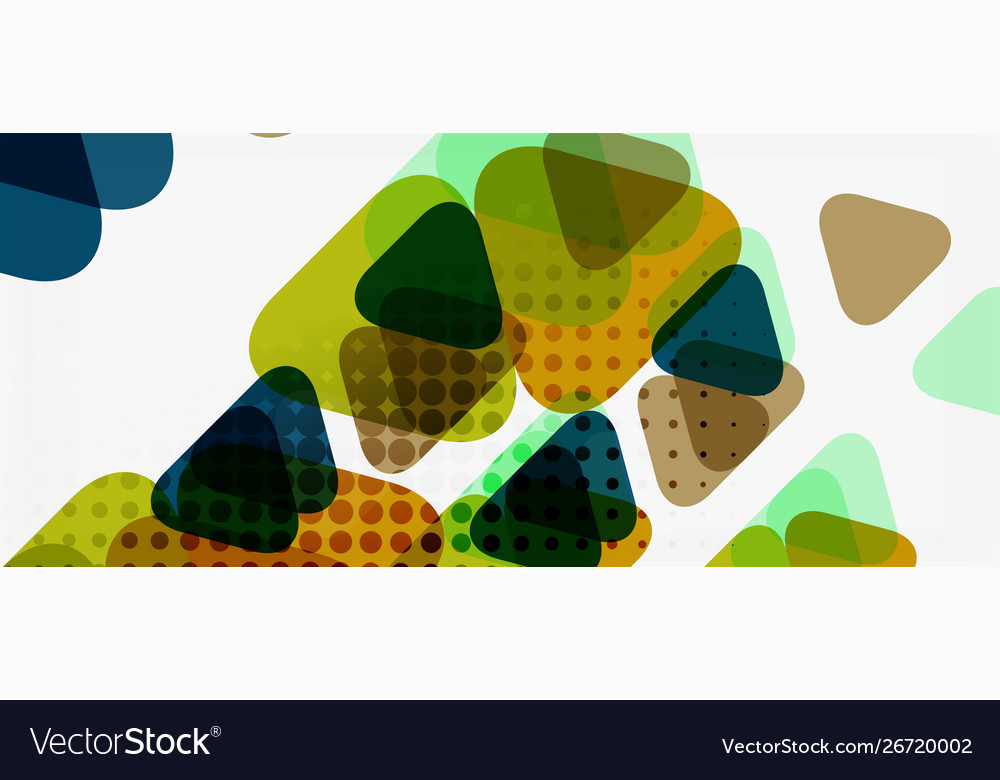 Triangle geometric abstract composition Royalty Free Vector