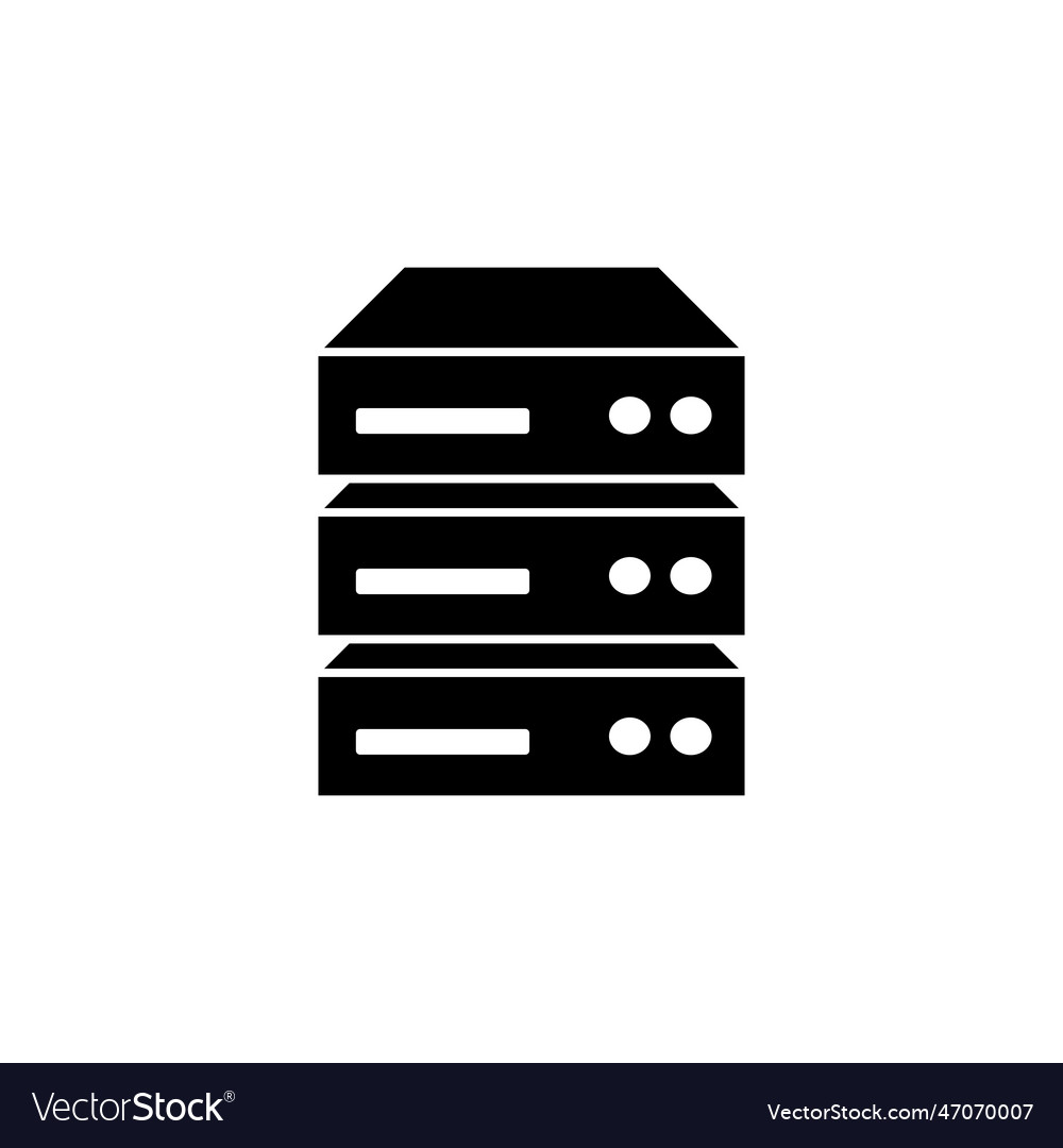 Database icon database icon Royalty Free Vector Image