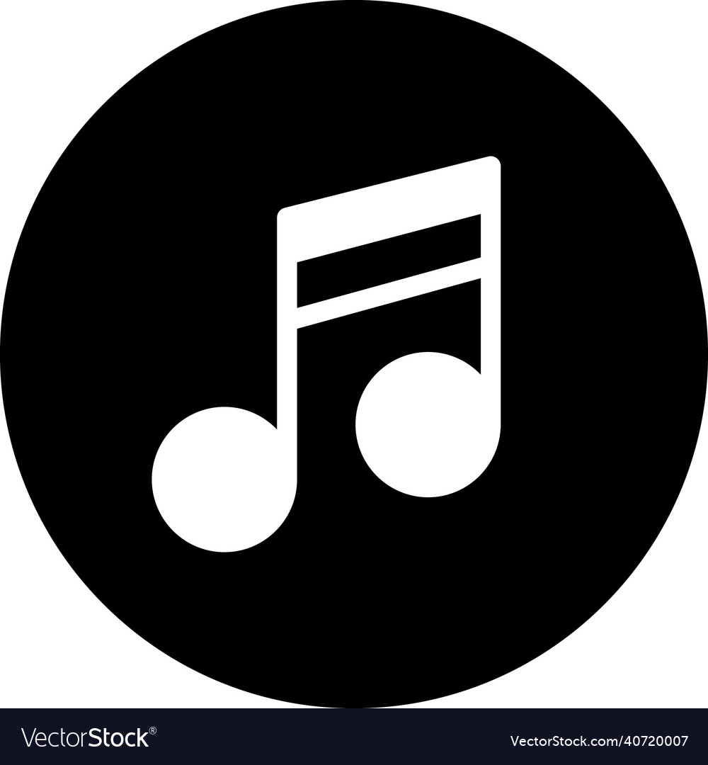 Music note Royalty Free Vector Image - VectorStock