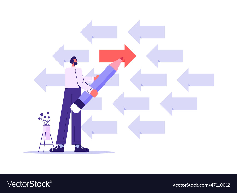 Do different concept innovative ideas flat Vector Image