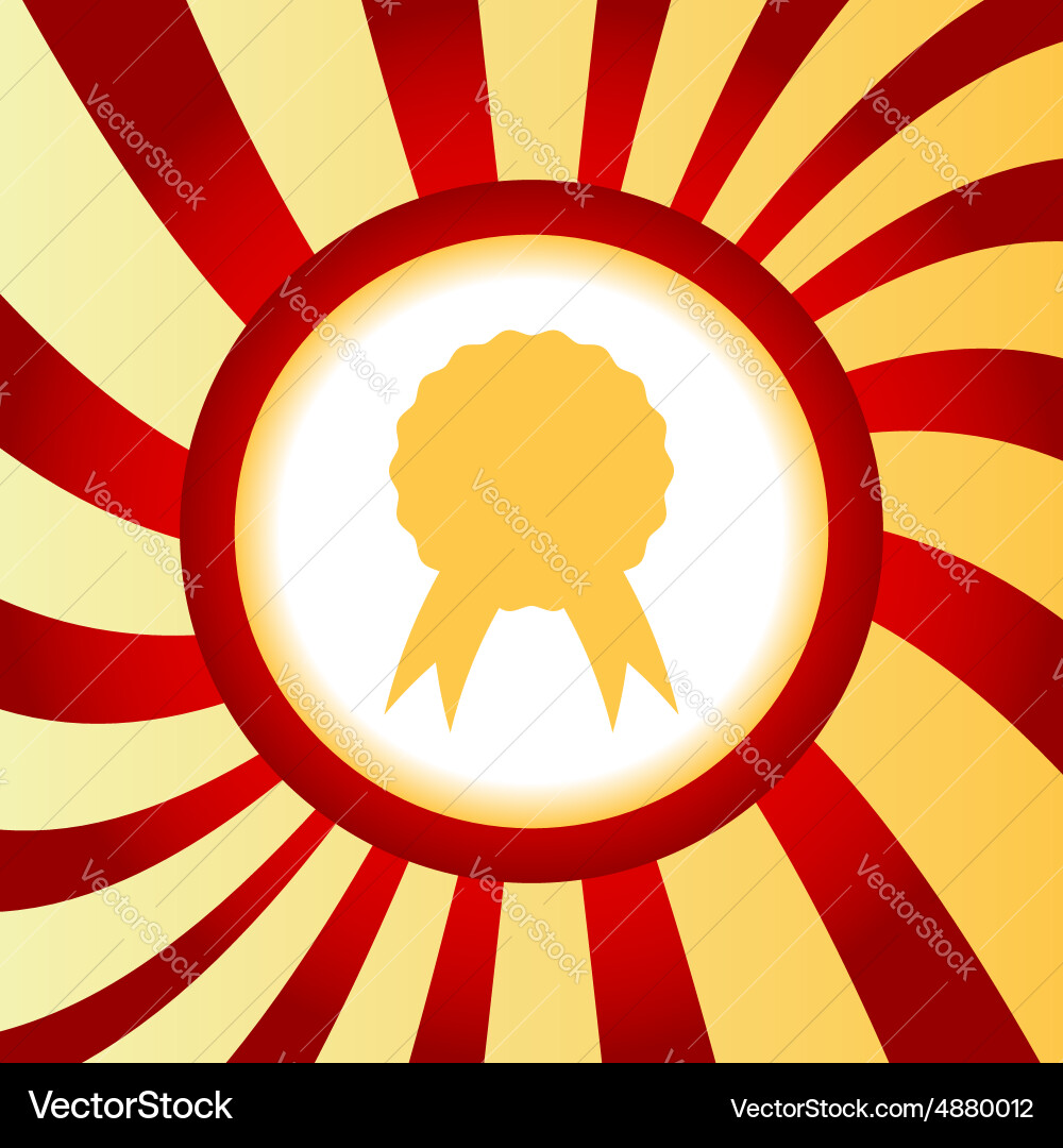 First place abstract icon Royalty Free Vector Image