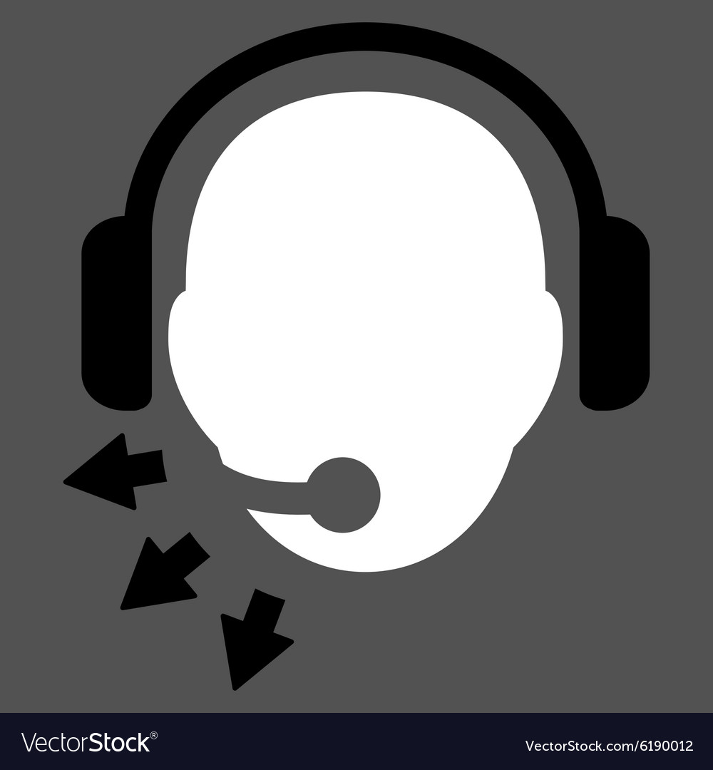 Operator message icon Royalty Free Vector Image