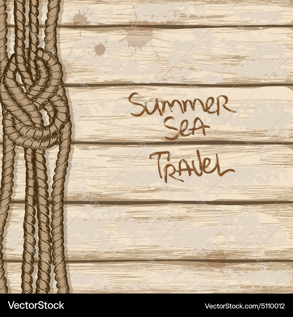 Ship boards deck background Royalty Free Vector Image