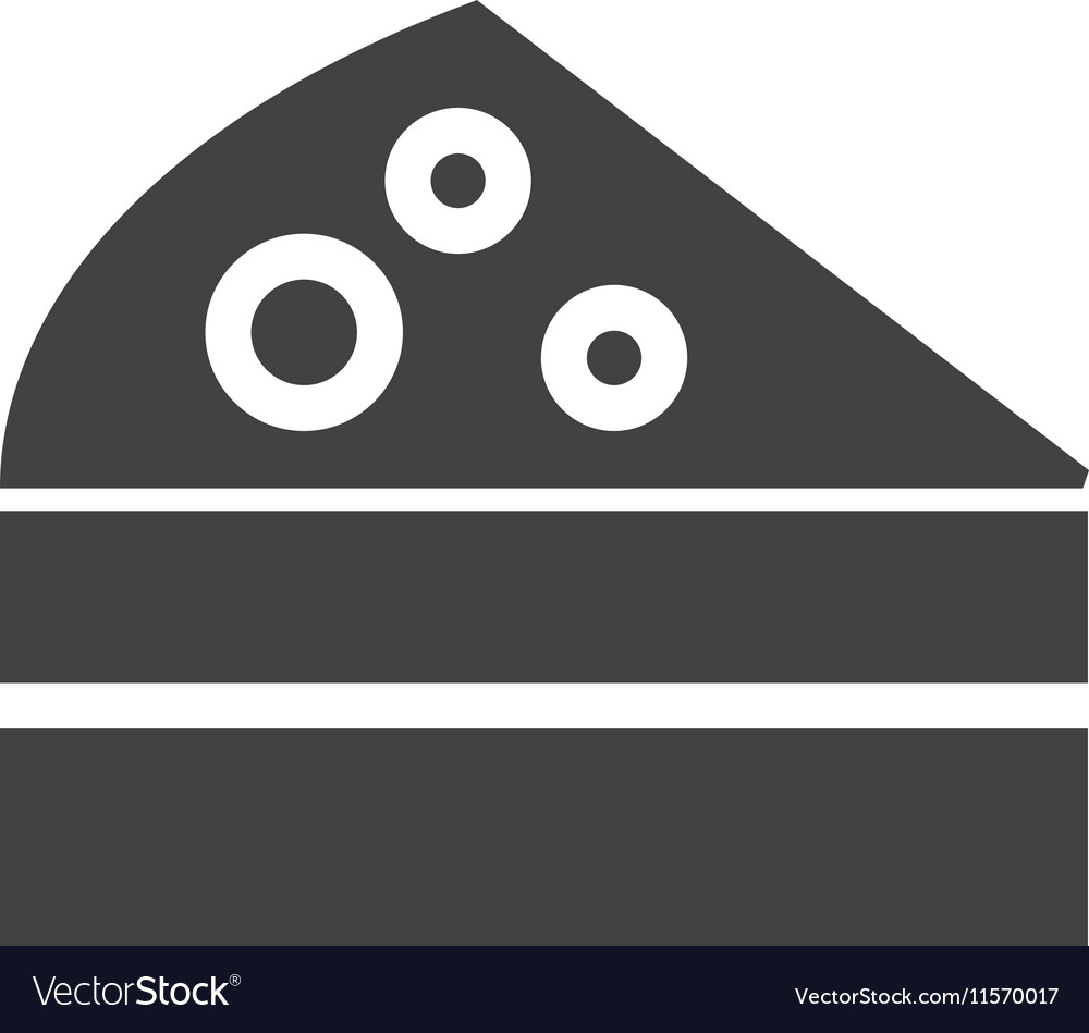 Cake slice Royalty Free Vector Image - VectorStock
