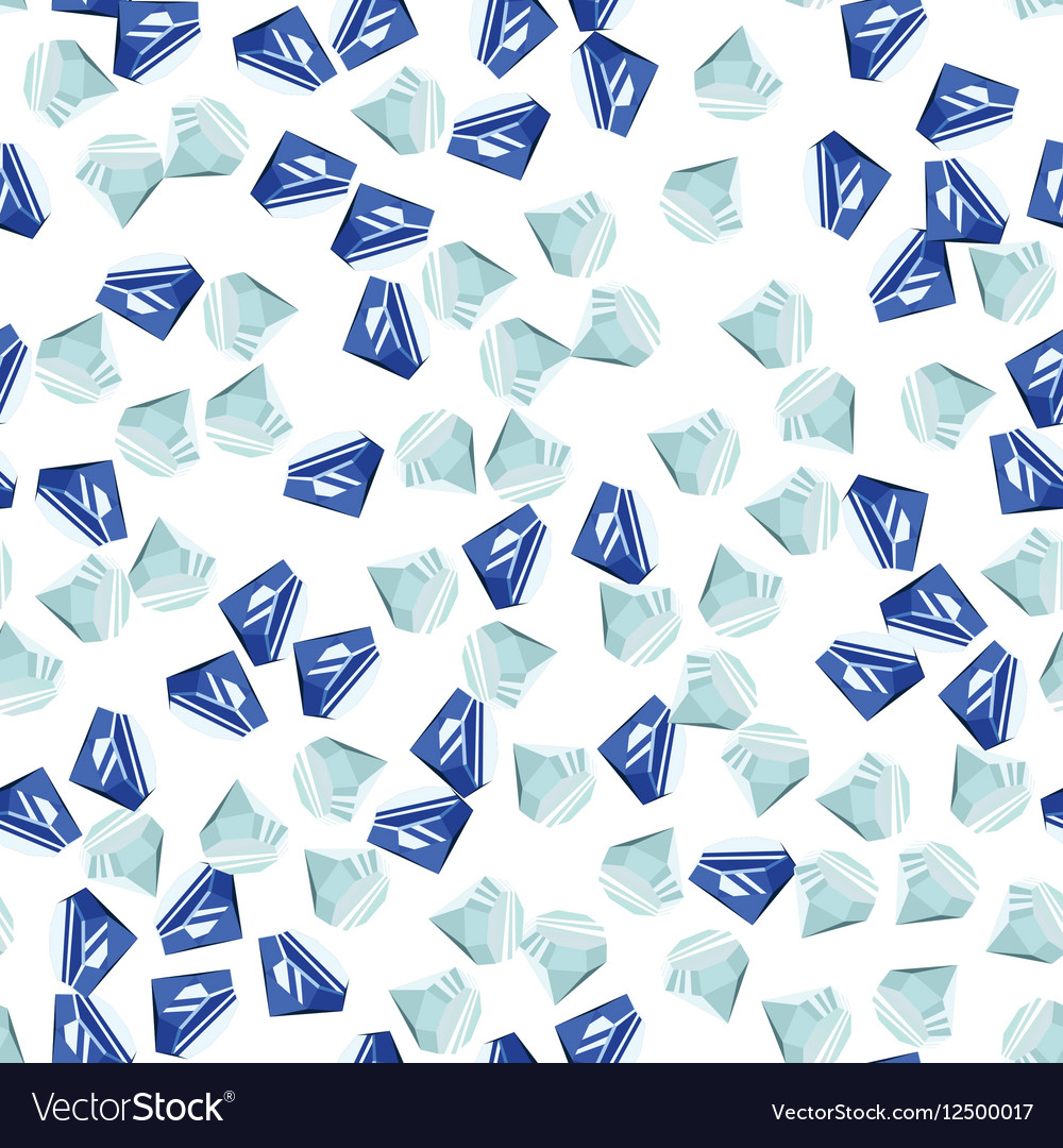 Diamonds seamless pattern Royalty Free Vector Image
