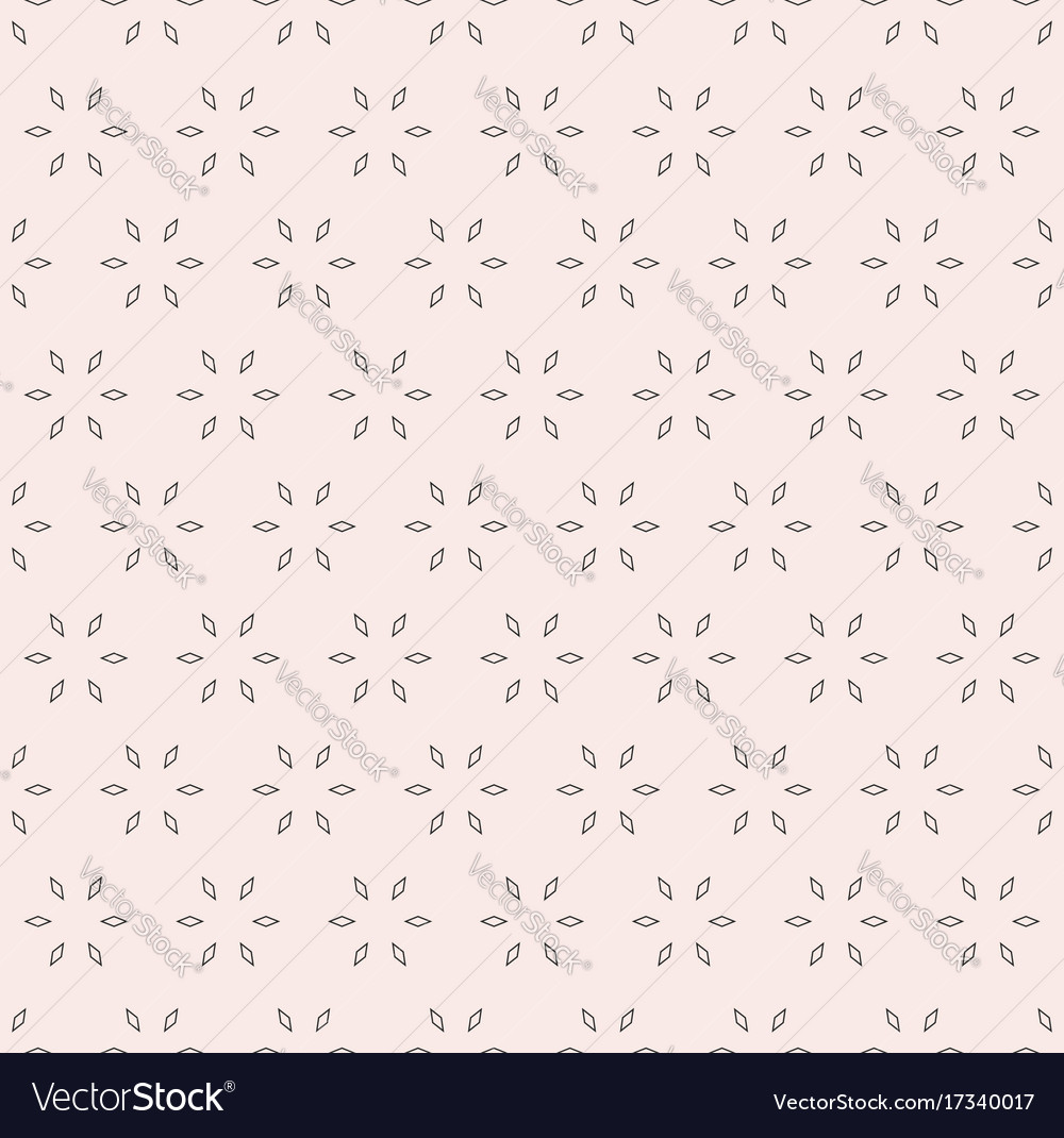 Floral geometric background seamless pattern Vector Image