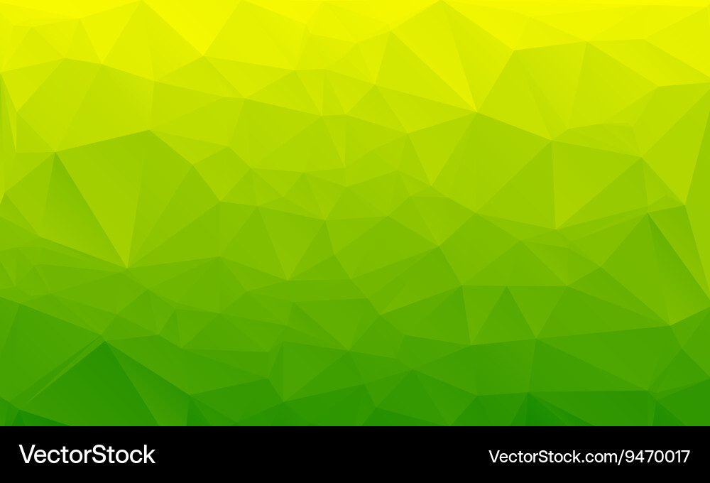 Shades green abstract polygonal geometric Vector Image
