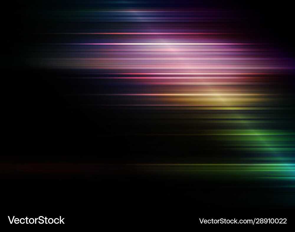 Abstract speed lines with lighting and colors Vector Image
