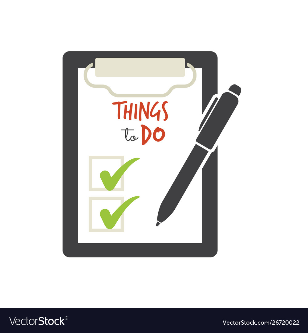 Check list Royalty Free Vector Image - VectorStock