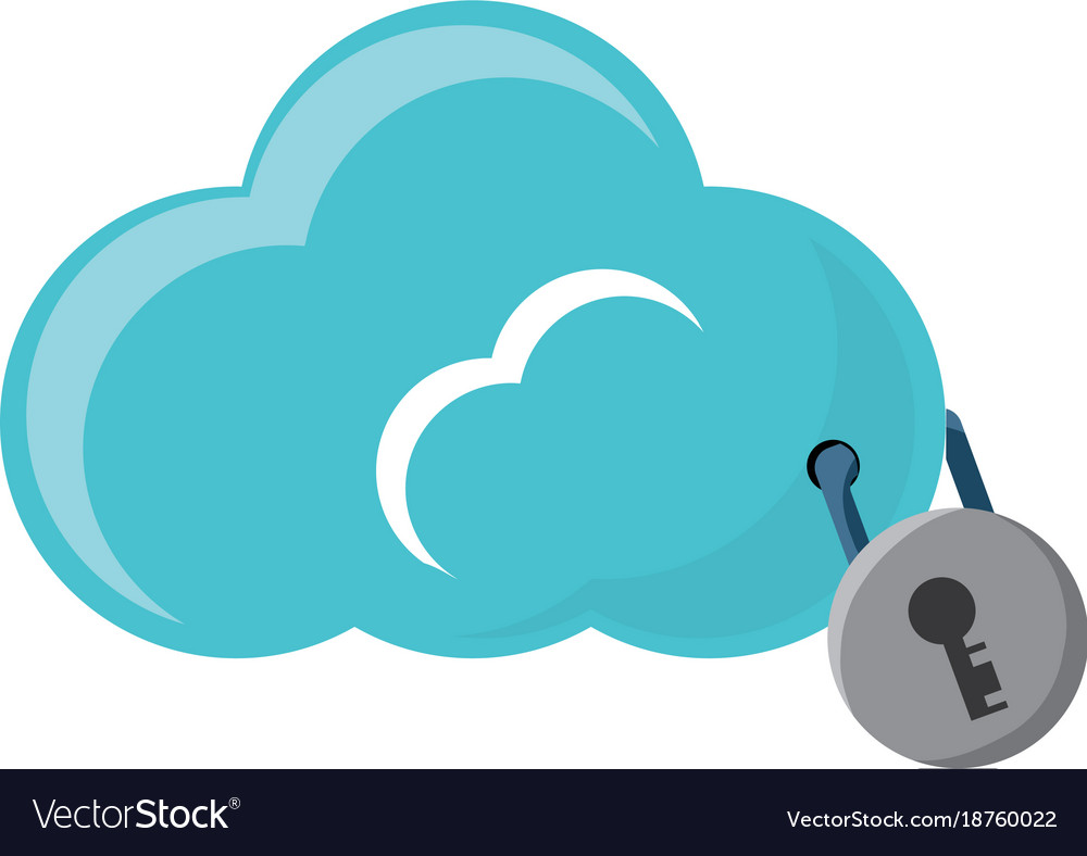 Cloud storage design concept Royalty Free Vector Image
