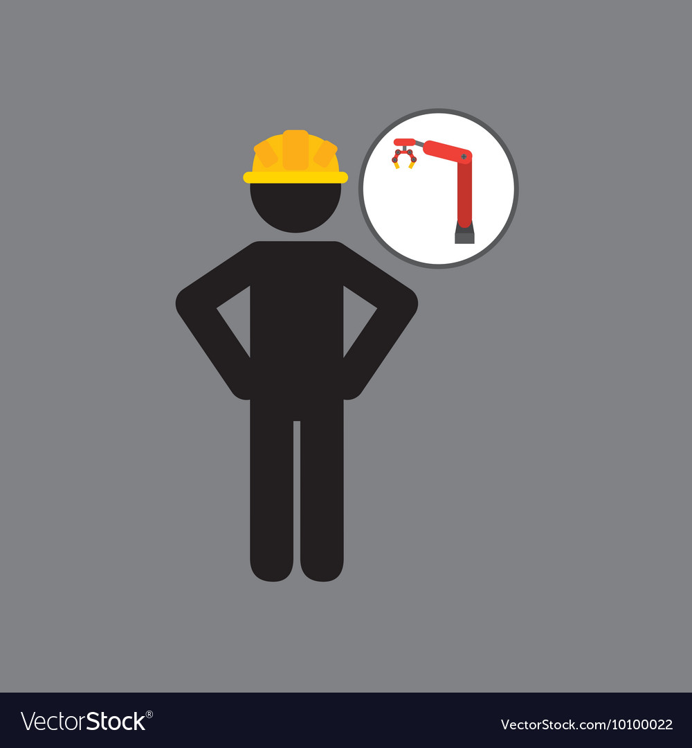 Engineering with technology machine Royalty Free Vector