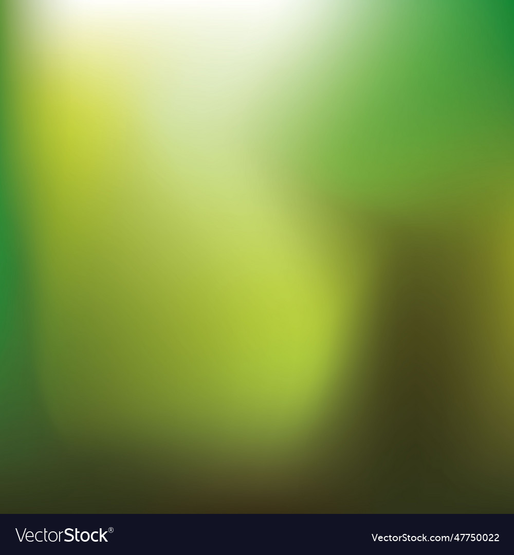 Green gradient background blurred abstract nature Vector Image
