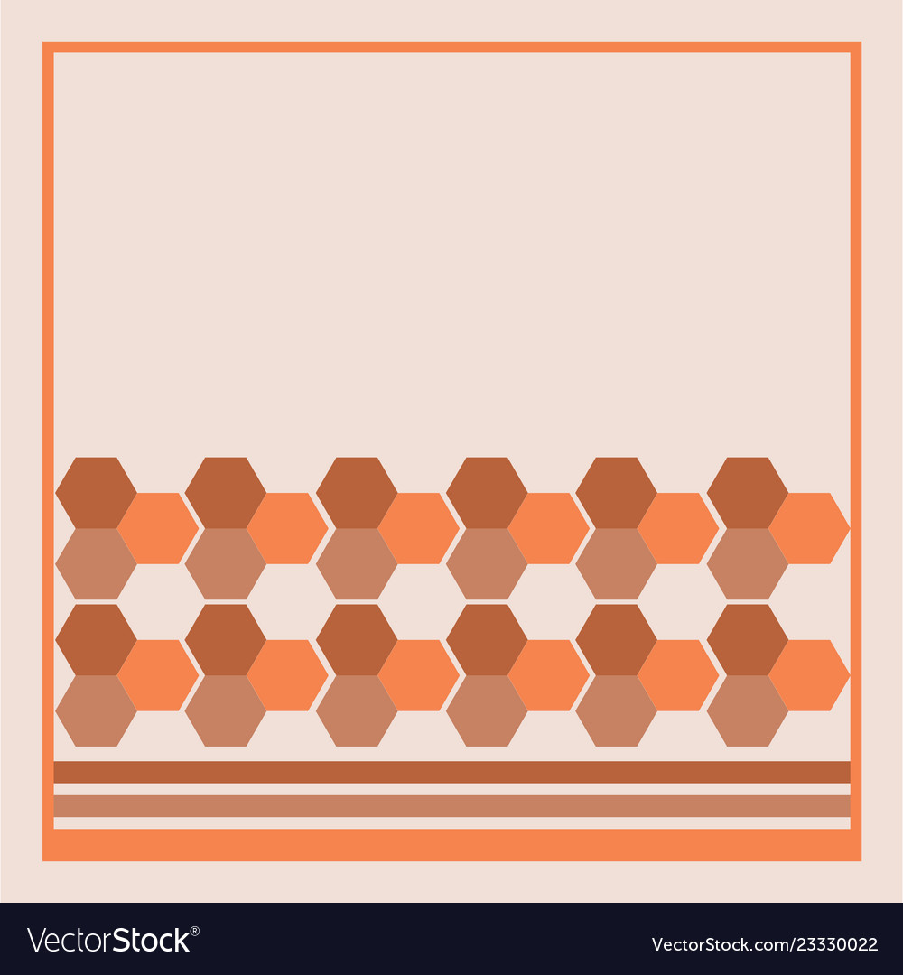 Pattern hexagon background Royalty Free Vector Image