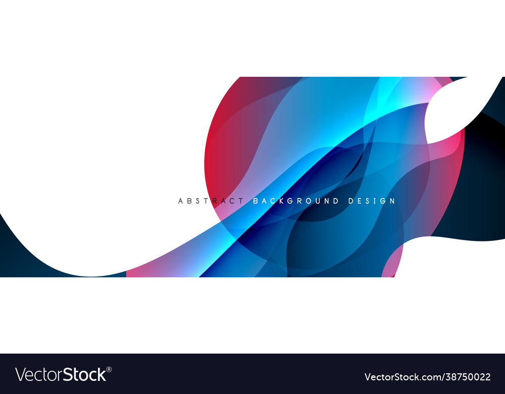 Trendy simple fluid color gradient abstract Vector Image