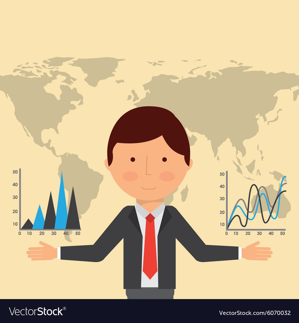 Global economy Royalty Free Vector Image - VectorStock