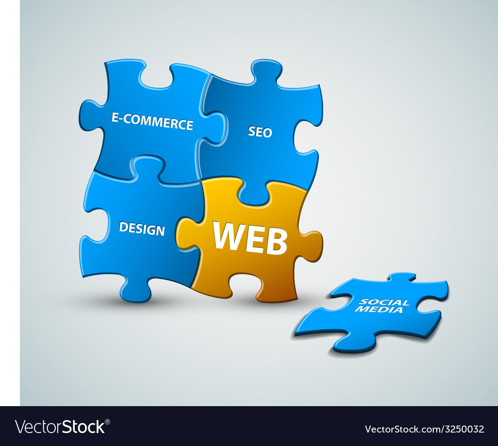 Web solution Royalty Free Vector Image - VectorStock
