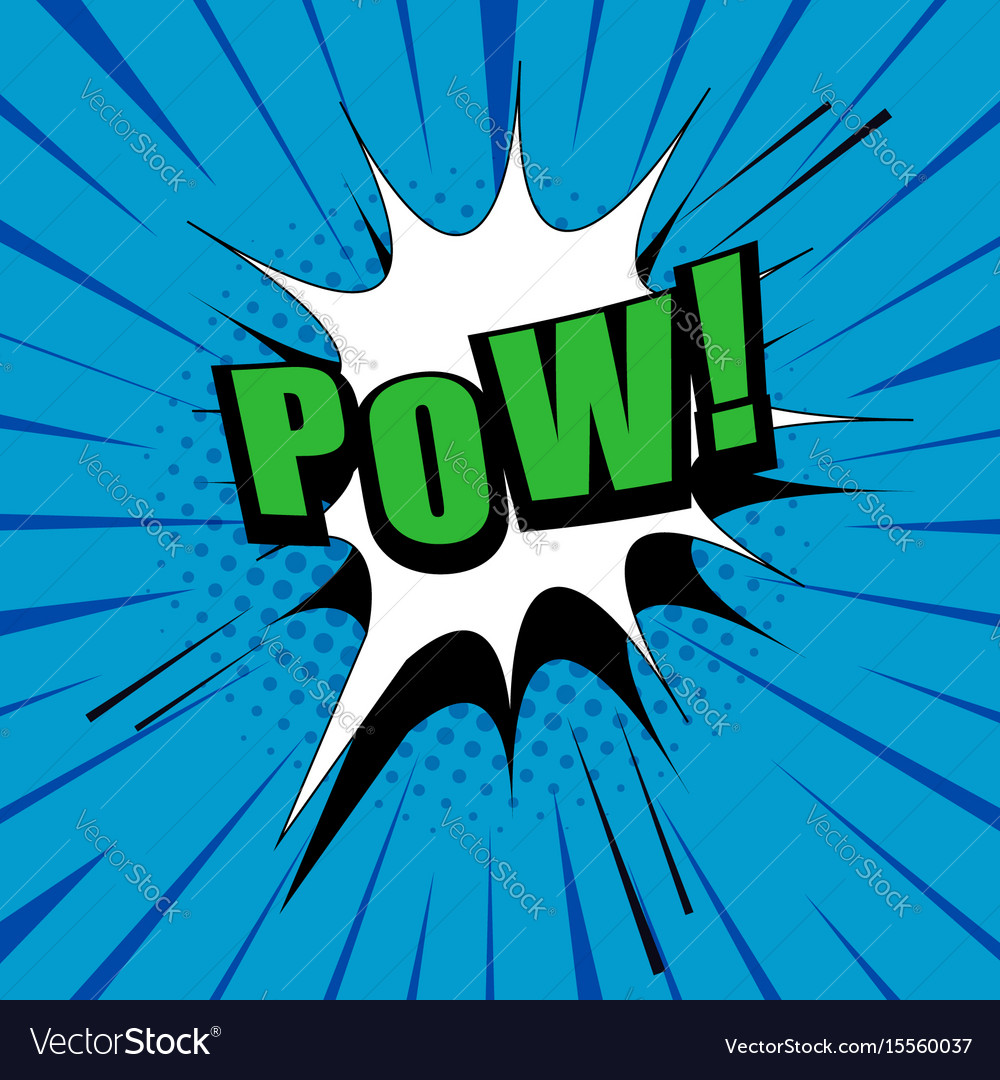 Comic abstract template Royalty Free Vector Image