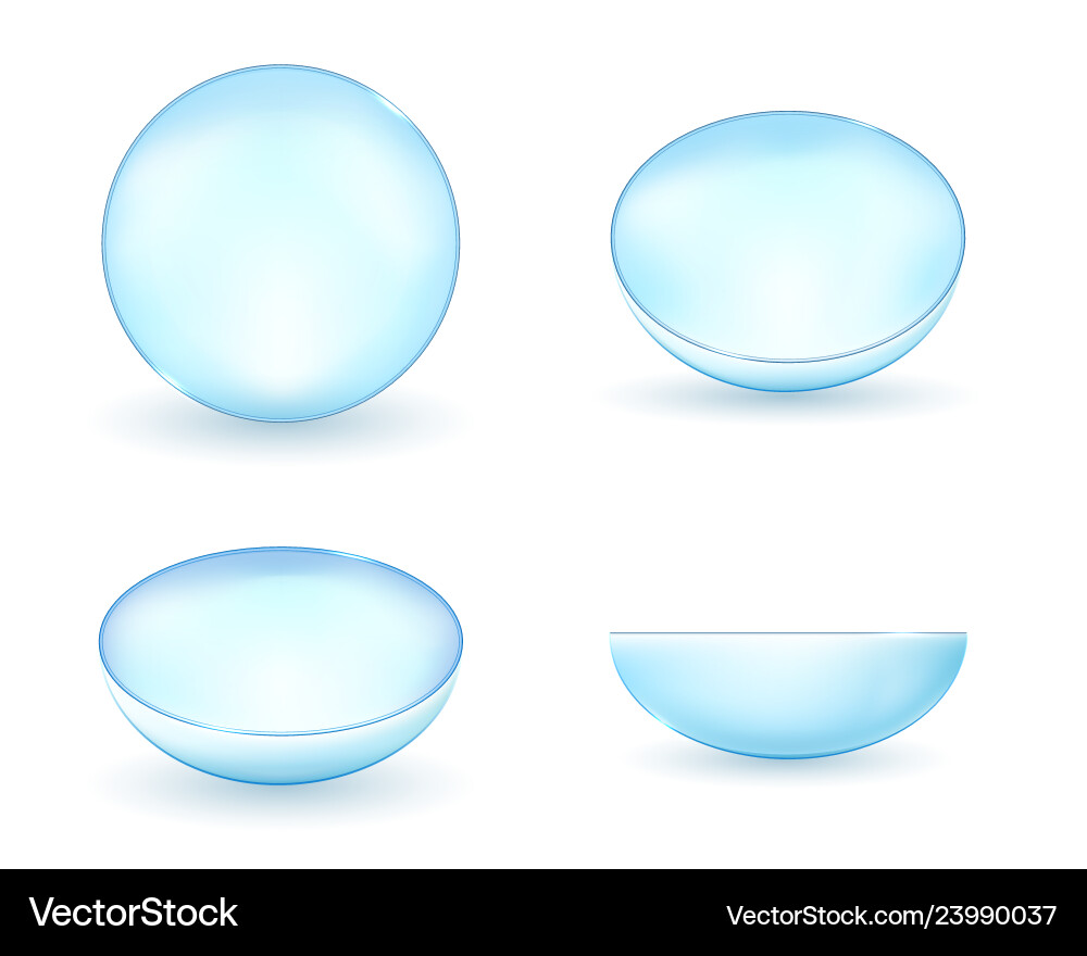 Creative of realistic glass Royalty Free Vector Image