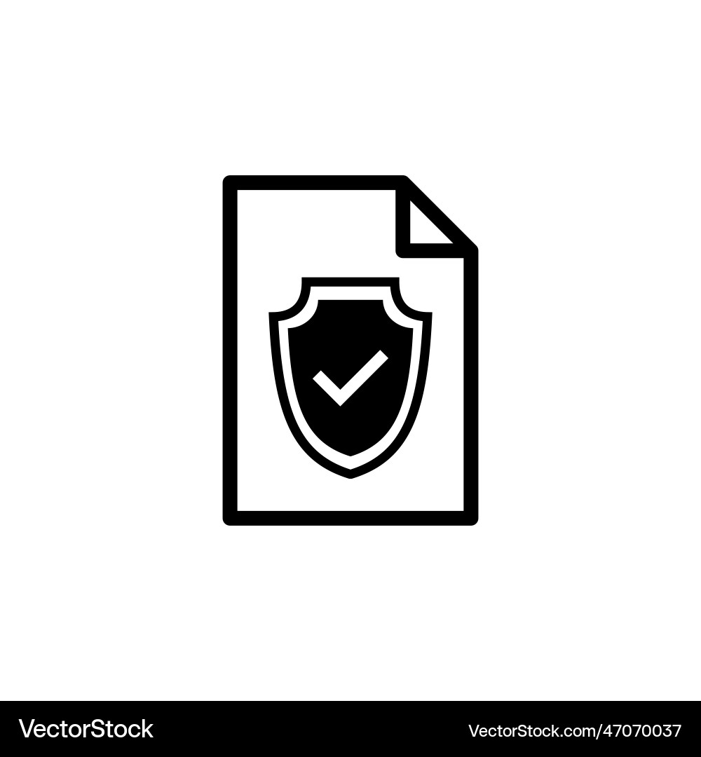 Insurance icon insurance symbol Royalty Free Vector Image