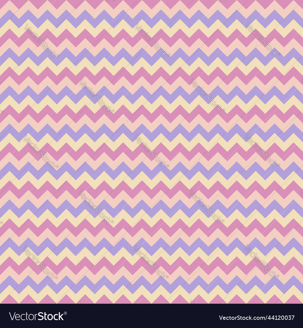 Pastel colored chevron fashion seamless pattern Vector Image