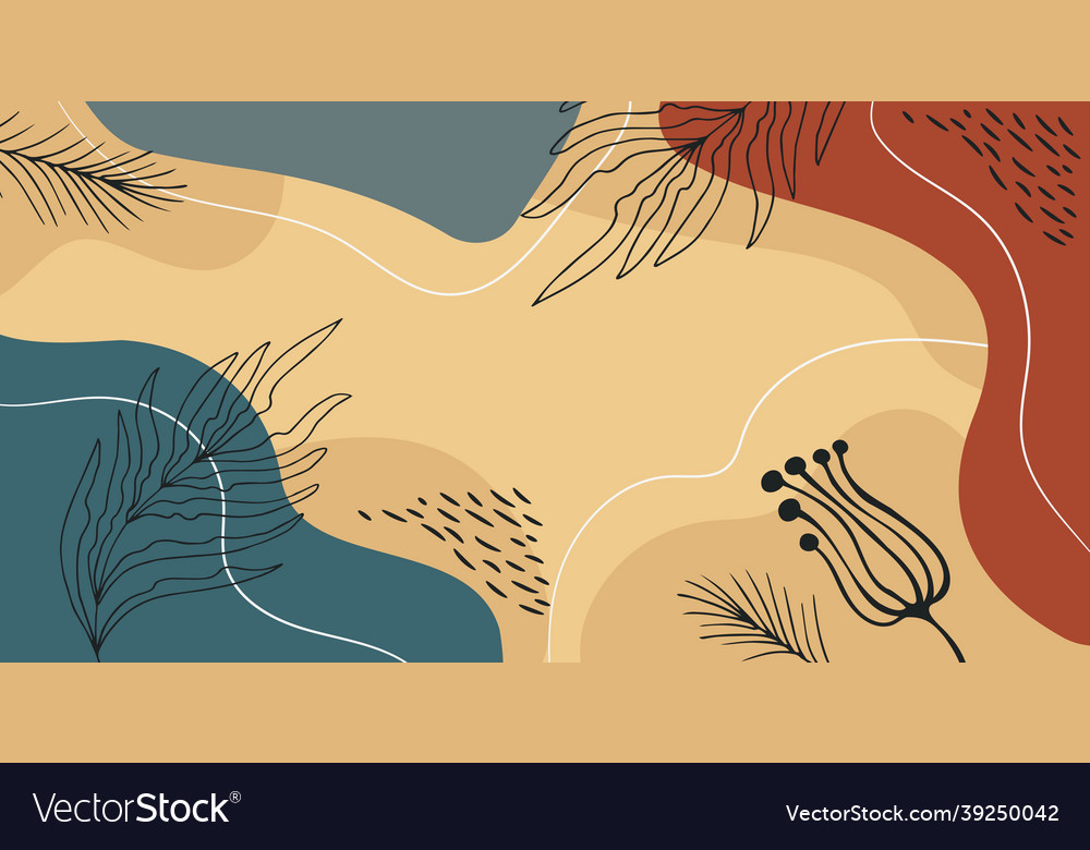 Abstract trendy rectangular background Royalty Free Vector