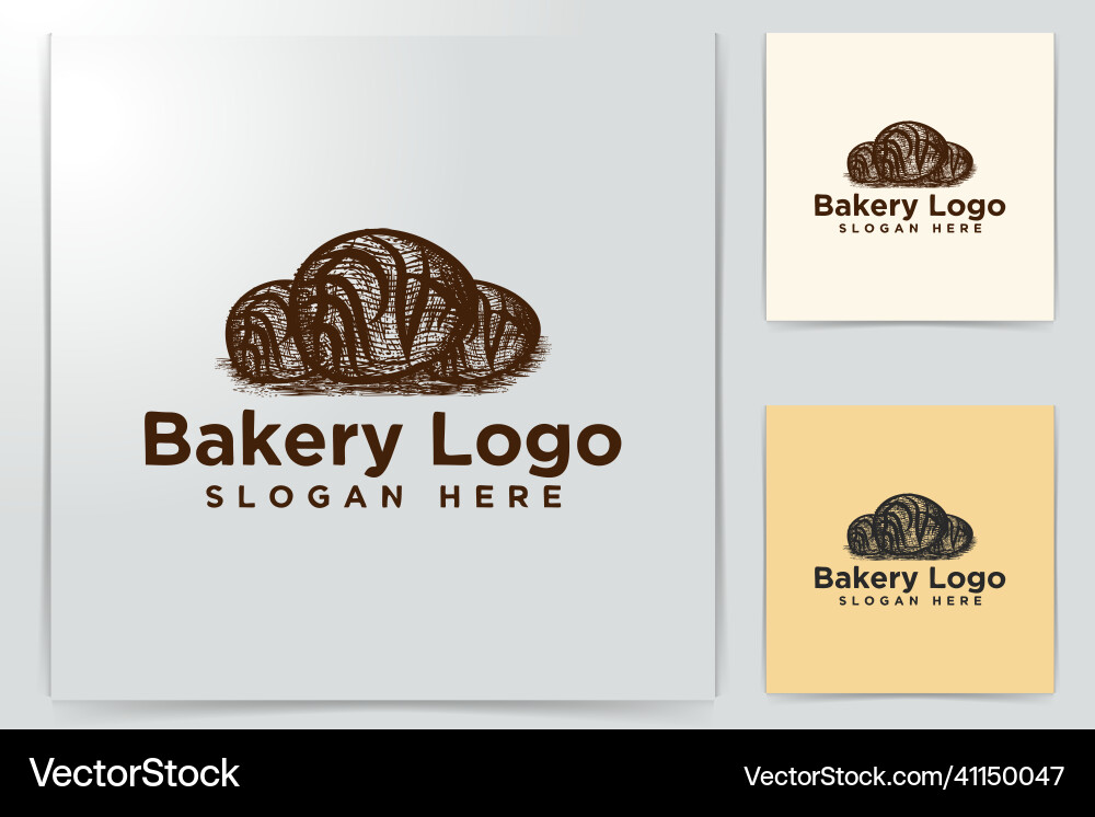 Bakery logo inspiration isolated on white Vector Image