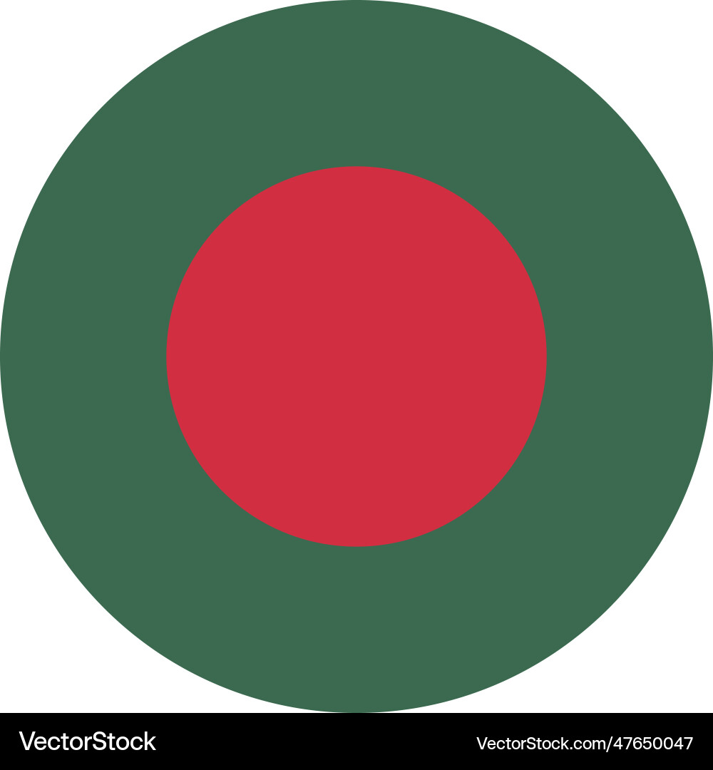 Bangladesh air force roundel Royalty Free Vector Image