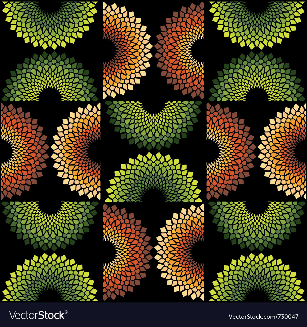 Fabric circle pattern Royalty Free Vector Image