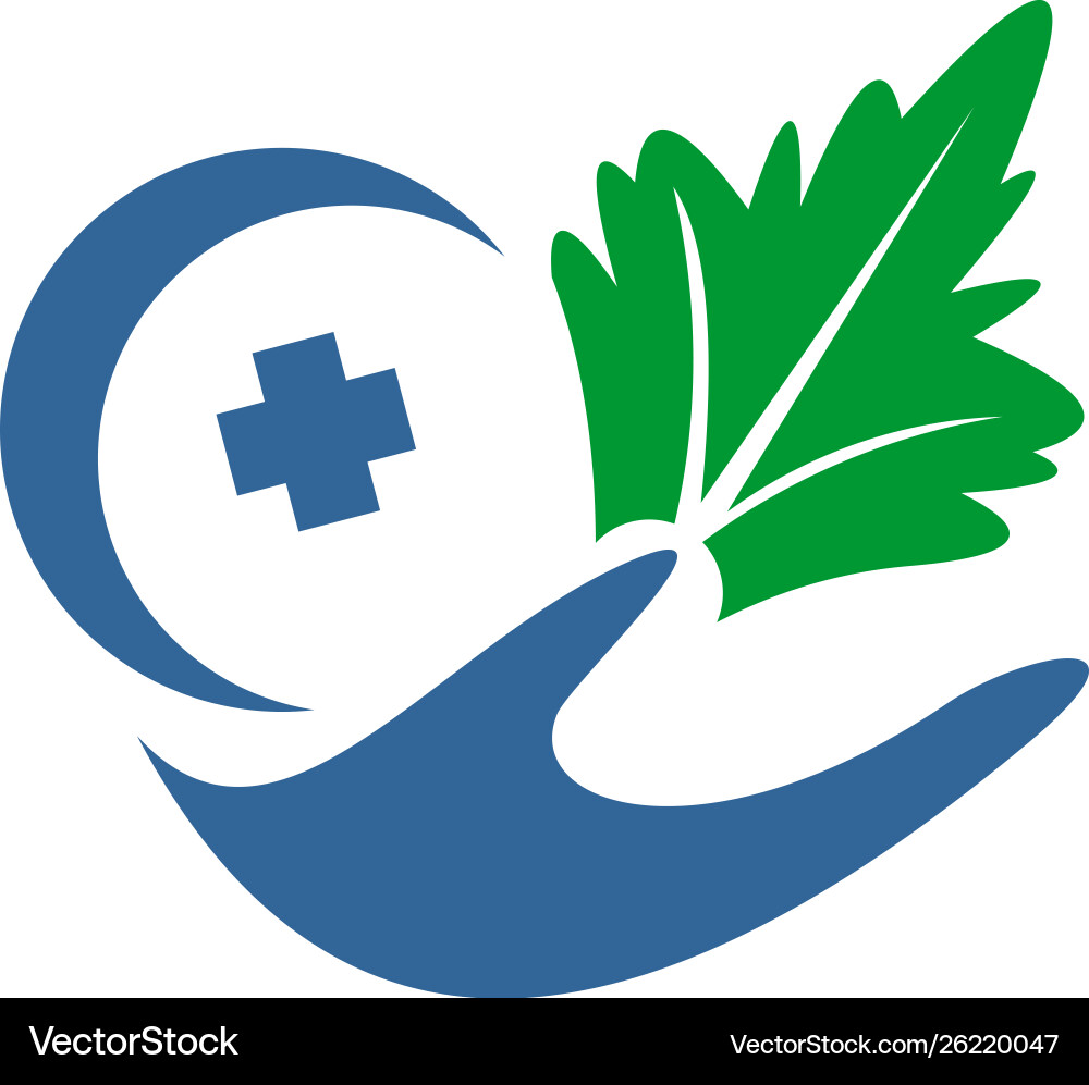 Healthcare logo template Royalty Free Vector Image
