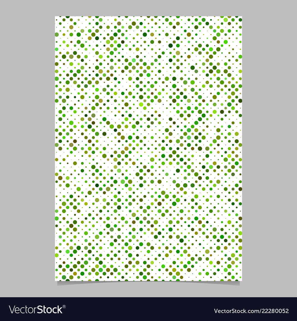 Abstract Repeating Circle Pattern Flyer Template Vector Image