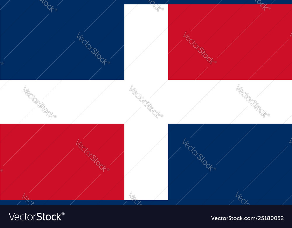 Flag rectangular shape Royalty Free Vector Image