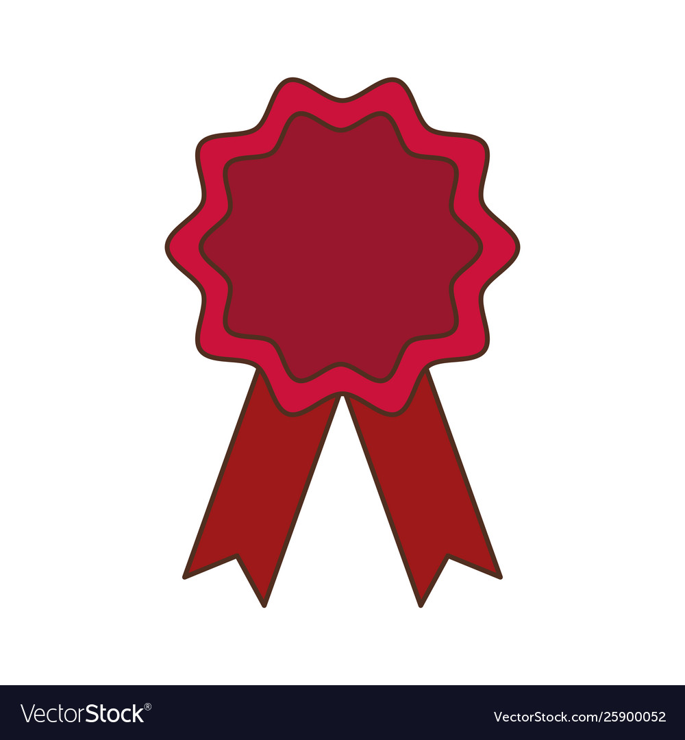 Isolated seal stamp design Royalty Free Vector Image