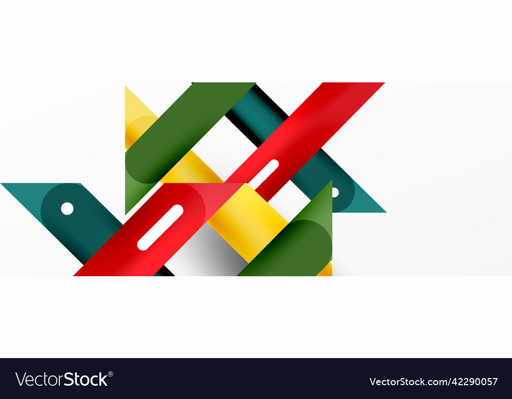 Background overlapping lines dynamic Royalty Free Vector