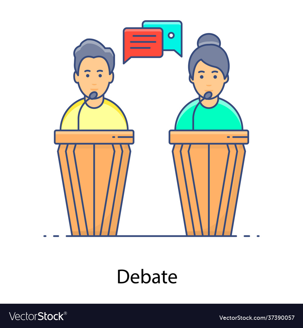 Debate Royalty Free Vector Image - VectorStock