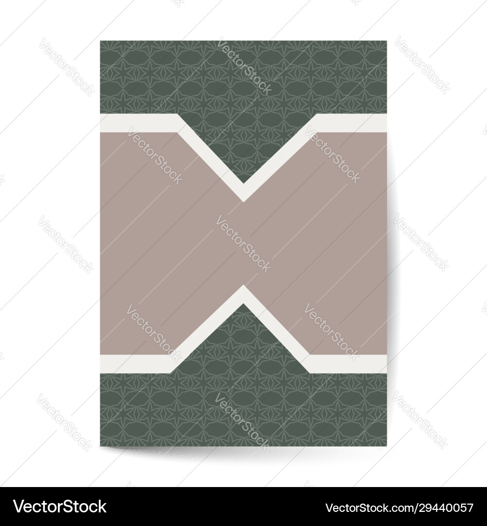 Luxury premium cover page design for menu Vector Image