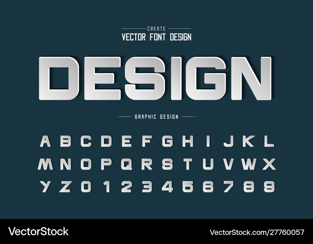 Paper font and round alphabet design typeface Vector Image