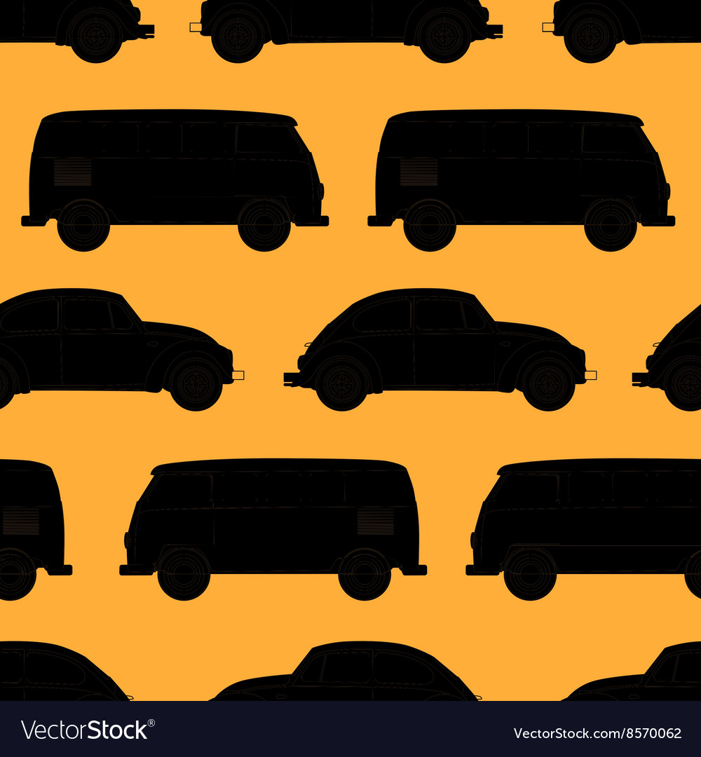 Car seamless pattern Royalty Free Vector Image