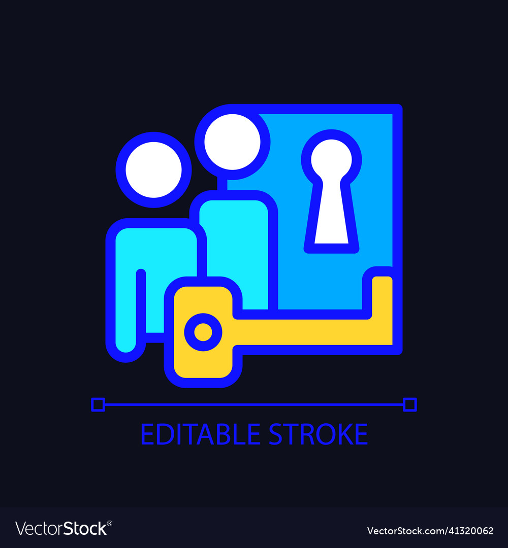 Problem solving pixel perfect rgb color icon Vector Image