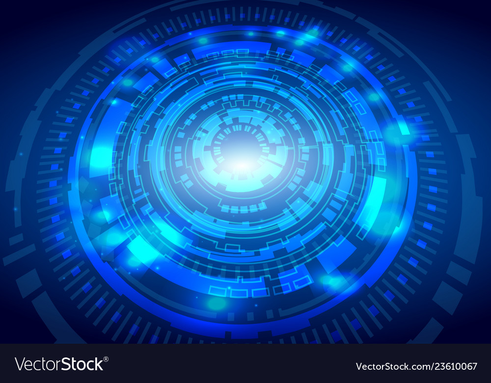 Abstract technology sci fi circuit design Vector Image
