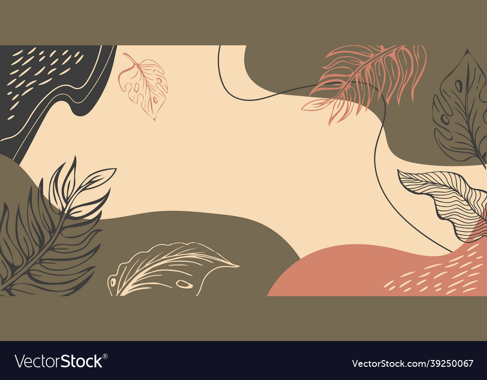 Abstract trendy rectangular background Royalty Free Vector