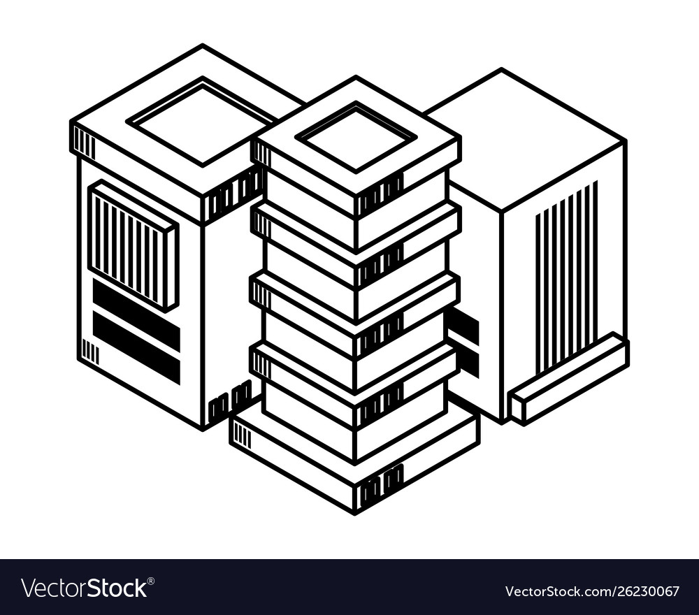 Database servers and computing technology in black