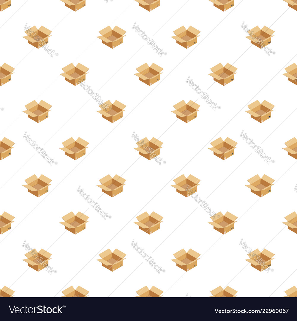 Empty box pattern seamless Royalty Free Vector Image