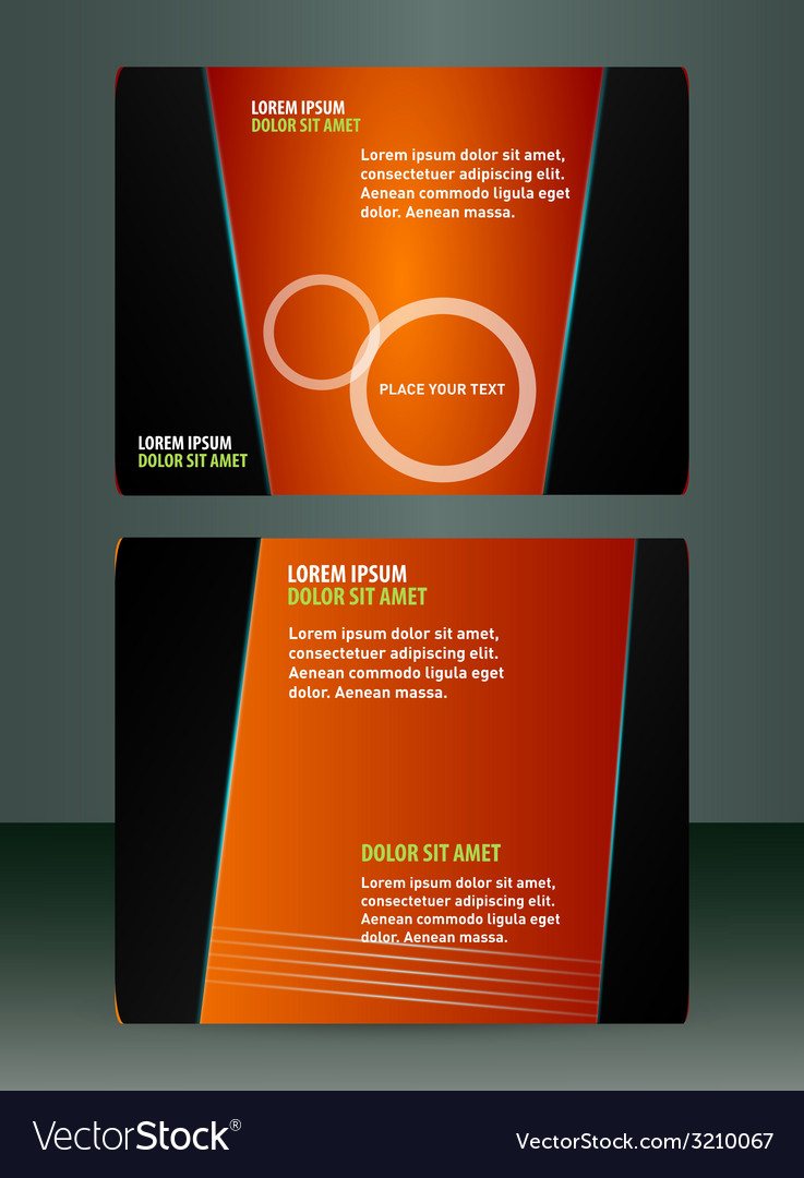 Leaflet design Royalty Free Vector Image - VectorStock