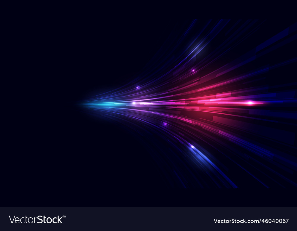Modern abstract high-speed motion effect Vector Image