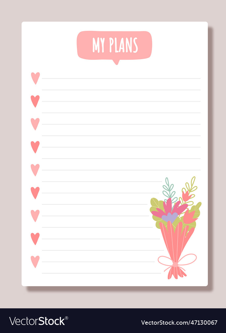 Notebook sheet concept Royalty Free Vector Image