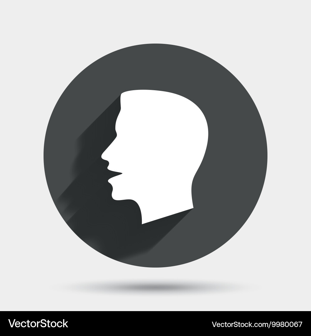 Talk or speak icon loud noise symbol Royalty Free Vector