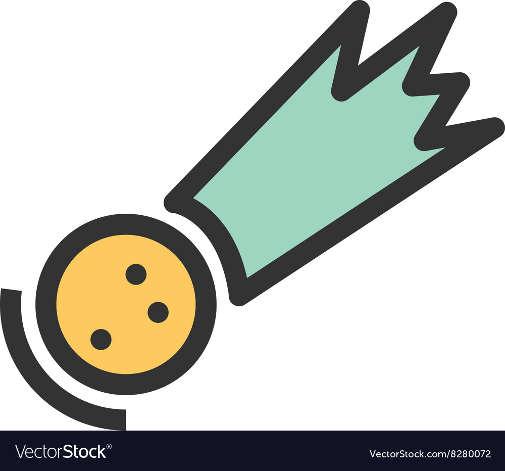 Comet Royalty Free Vector Image - VectorStock