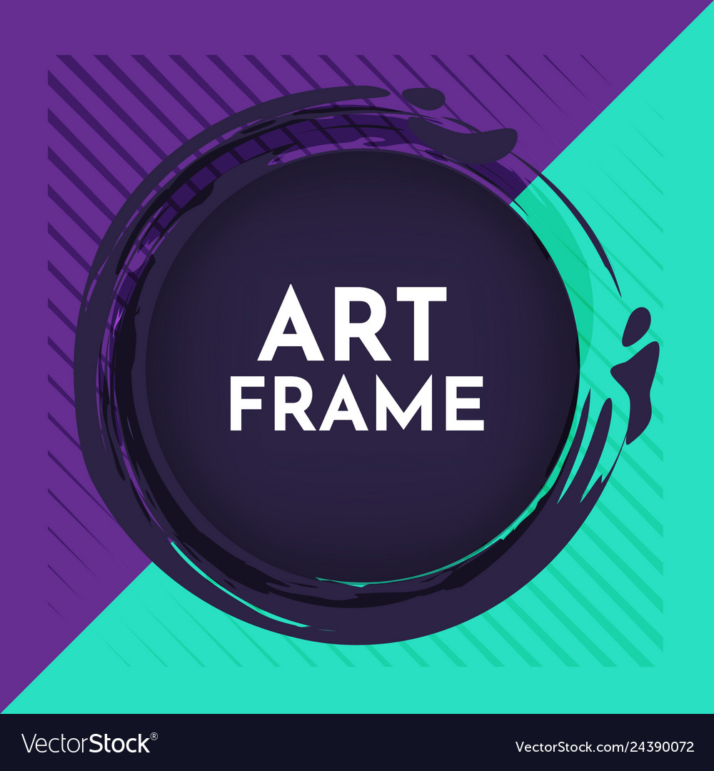 Creative art frame Royalty Free Vector Image - VectorStock